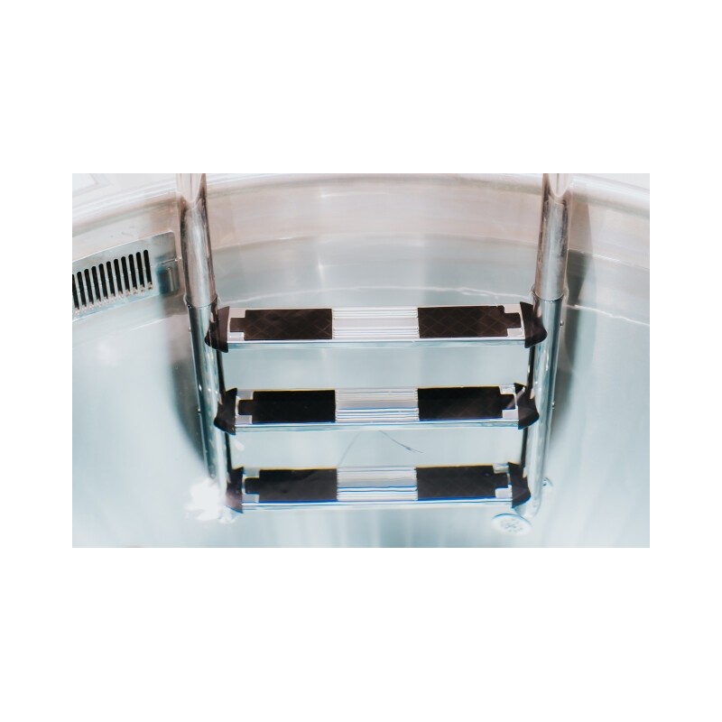 BAIN NORDIQUE/BAIN FROID INOX AVEC BANQUETTE